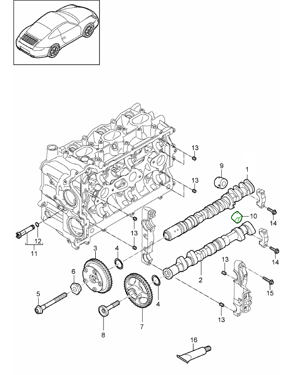 roller rocker arm - 0PB109412A | Design 911