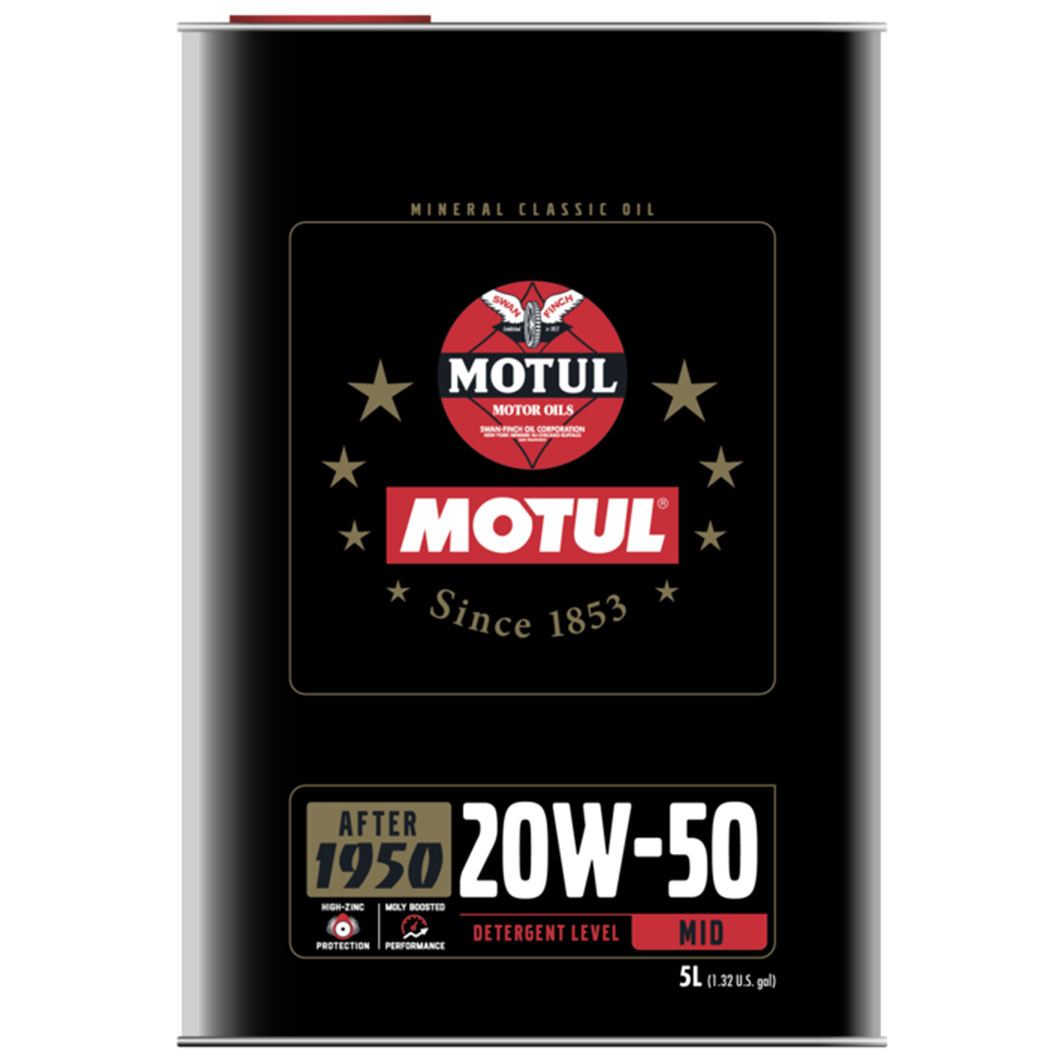 MOTUL CLASSIC PERFORMANCE 20W-50 engine oil 5ltr 110622 - 110622 ...