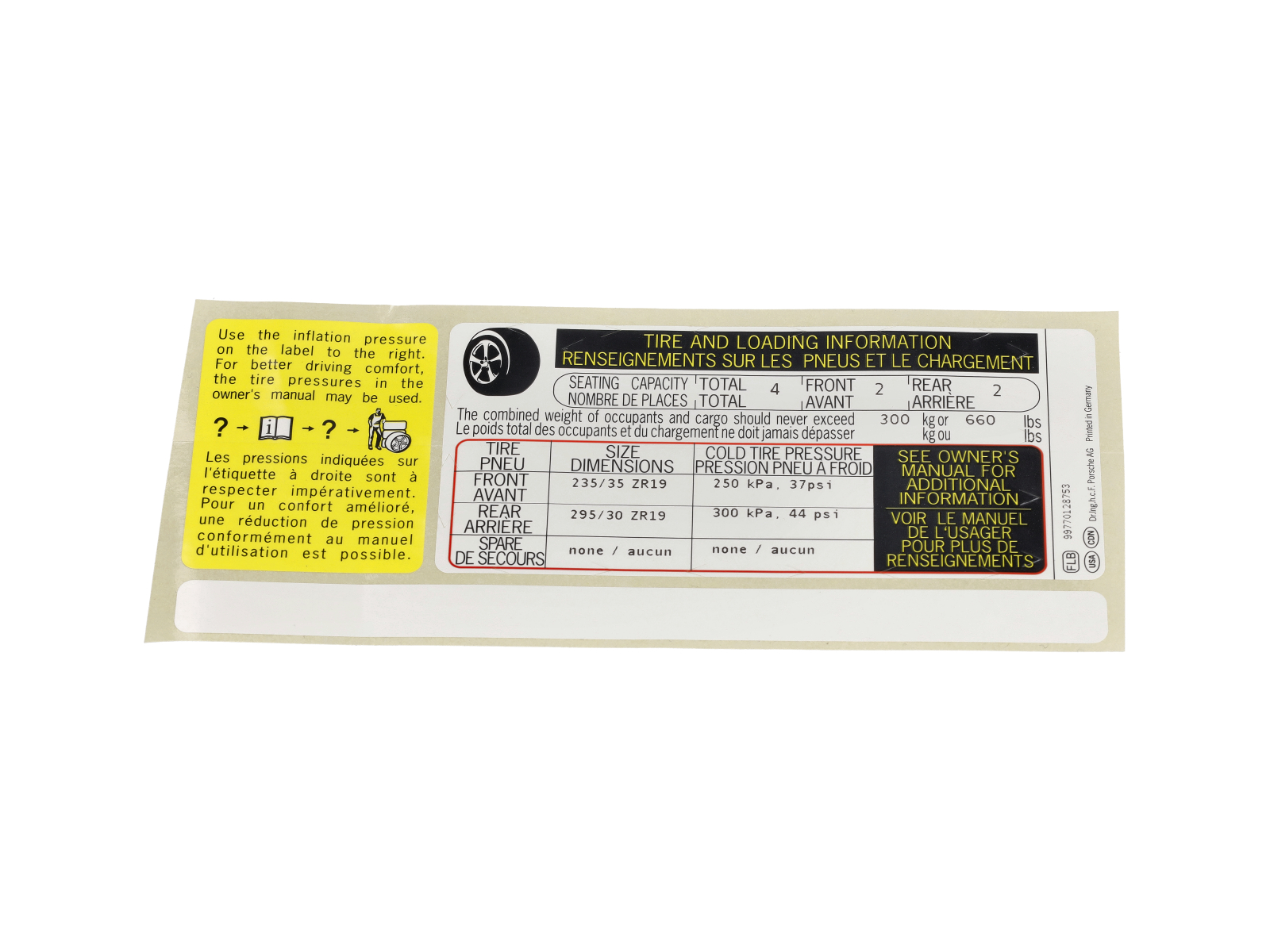 Porsche Tyre Decals | Design911 Authentic Restoration Labels for ...