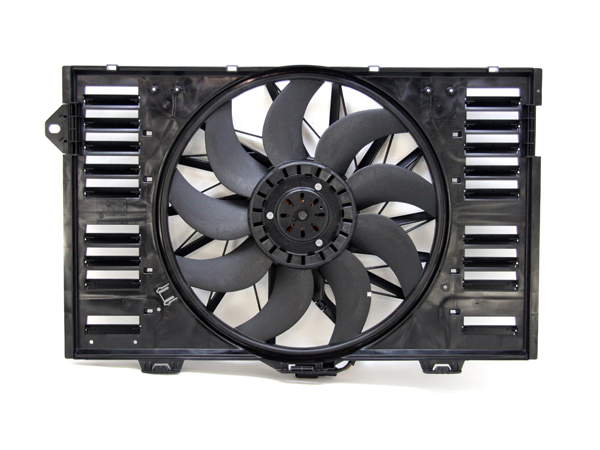 Porsche 970 Panamera Water radiator air duct with fan 97010606106 ...