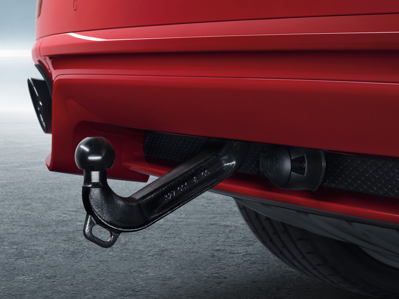 Porsche Cayenne Trailer hitch with manually detachable ball joint ...