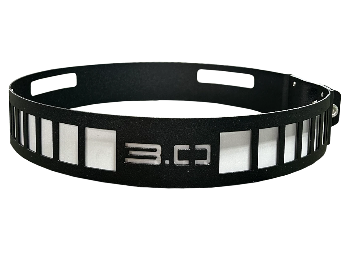 Stainless-steel fan hold-down strap square design. Porsche 911 1965 ...