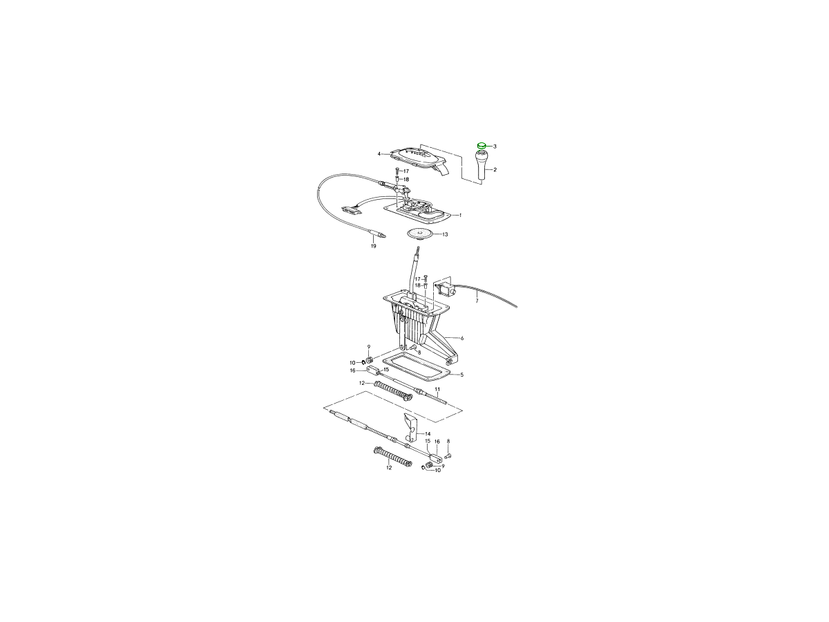 push-button-selector-knob-aluminium-porsche-964-993-tiptronic ...