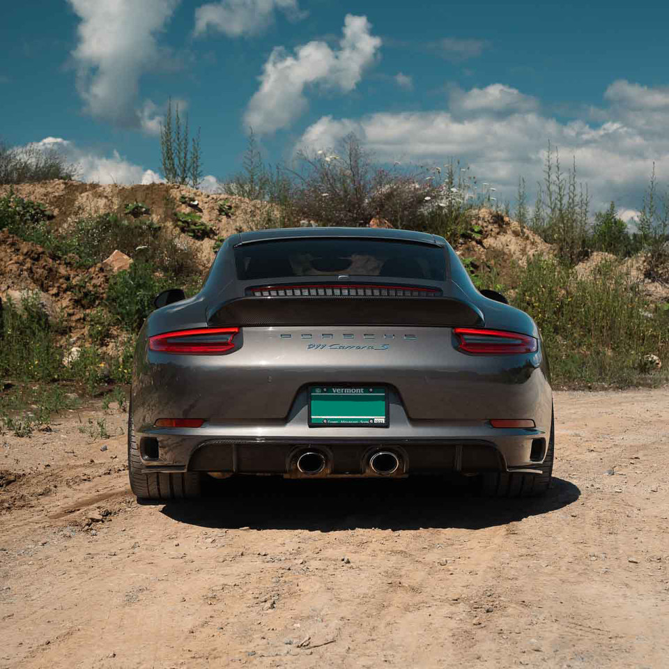 Rennline ducktail rear spoiler. Porsche 991.2 - E380 | Design 911