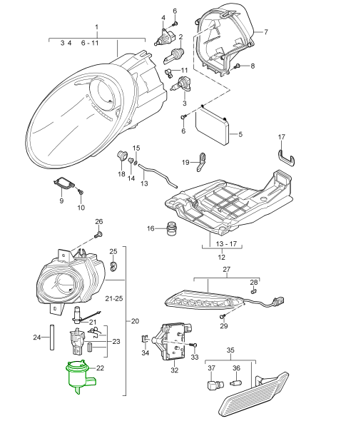 Porsche Fog & Driving Lamps | LED, Halogen & Visibility Upgrades ...
