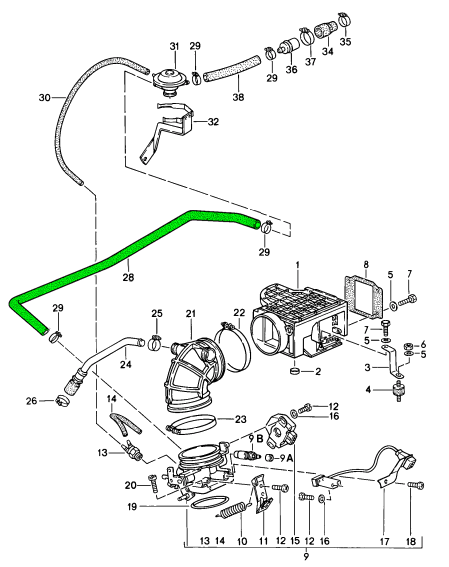 Buy Porsche 911 & 912 (1965-1989) 911 1987-1989 3.2L G50 Air Intake ...