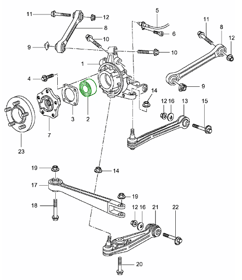 Porsche Wheel Bearings & Kits | Design911 Suspension Components for ...
