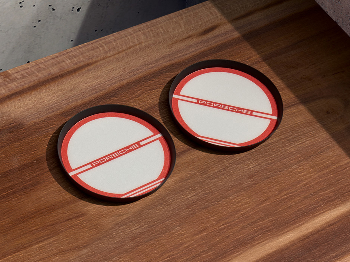 Porsche Car coaster for cup holder Salzburg Racing Design 9Y0044062B ...