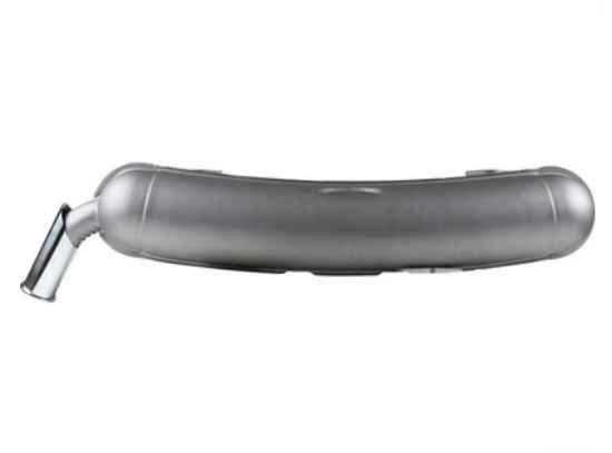 Exhaust muffler / silencer with wrinkled design outlet. Porsche 911 ...
