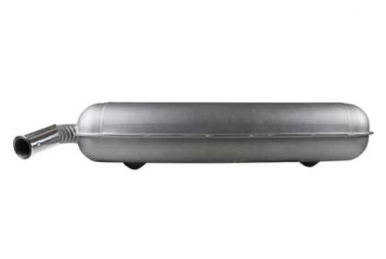 Exhaust muffler / silencer with wrinkled design outlet. Porsche 911 ...