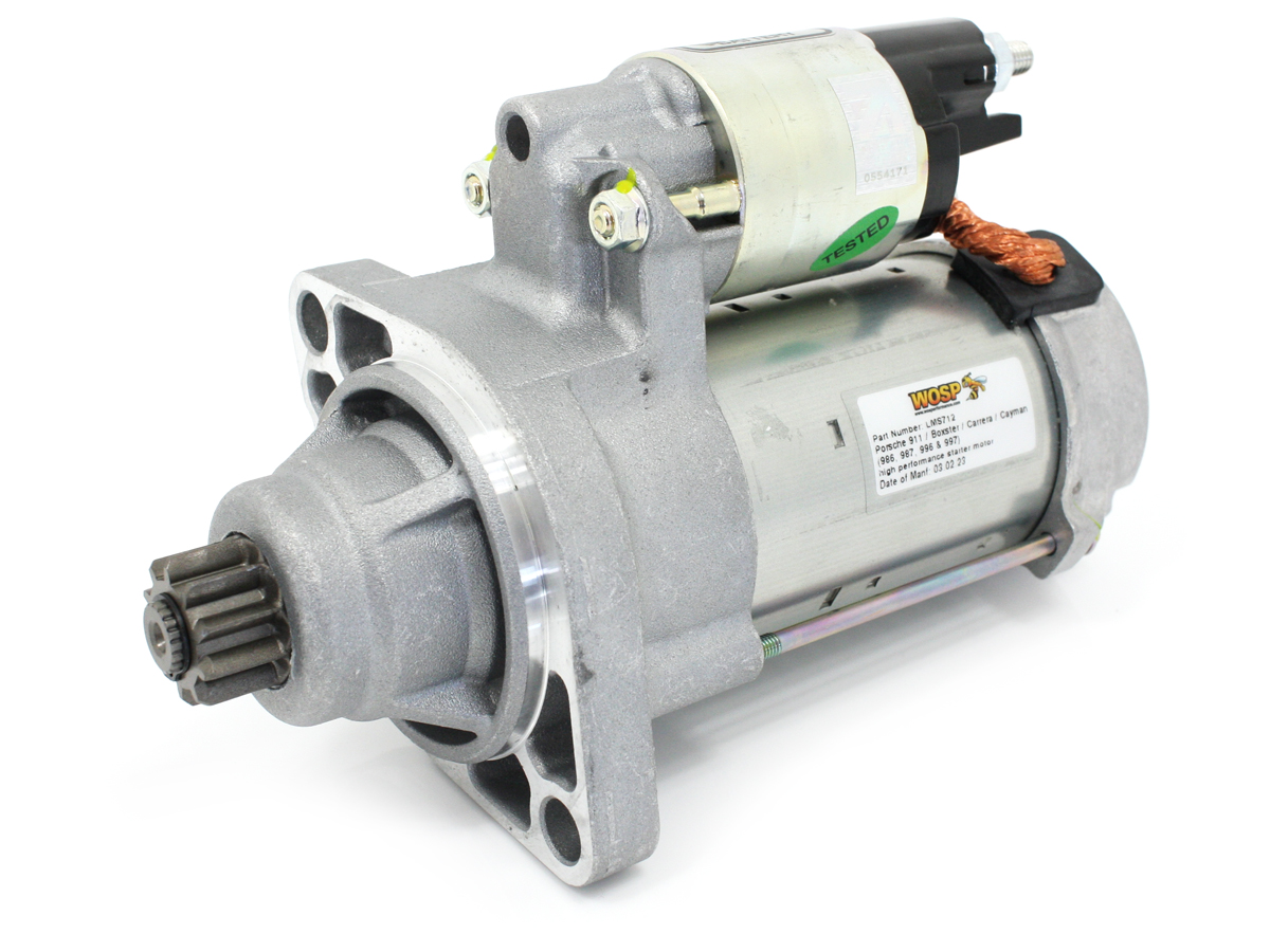 Wosp LMS712 Starter motor (high torque, light weight) for Porsche 987.2 ...