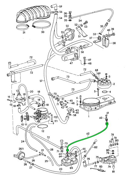 Porsche 911 Fuel Line 91111050100 - 91111050101 | Design 911