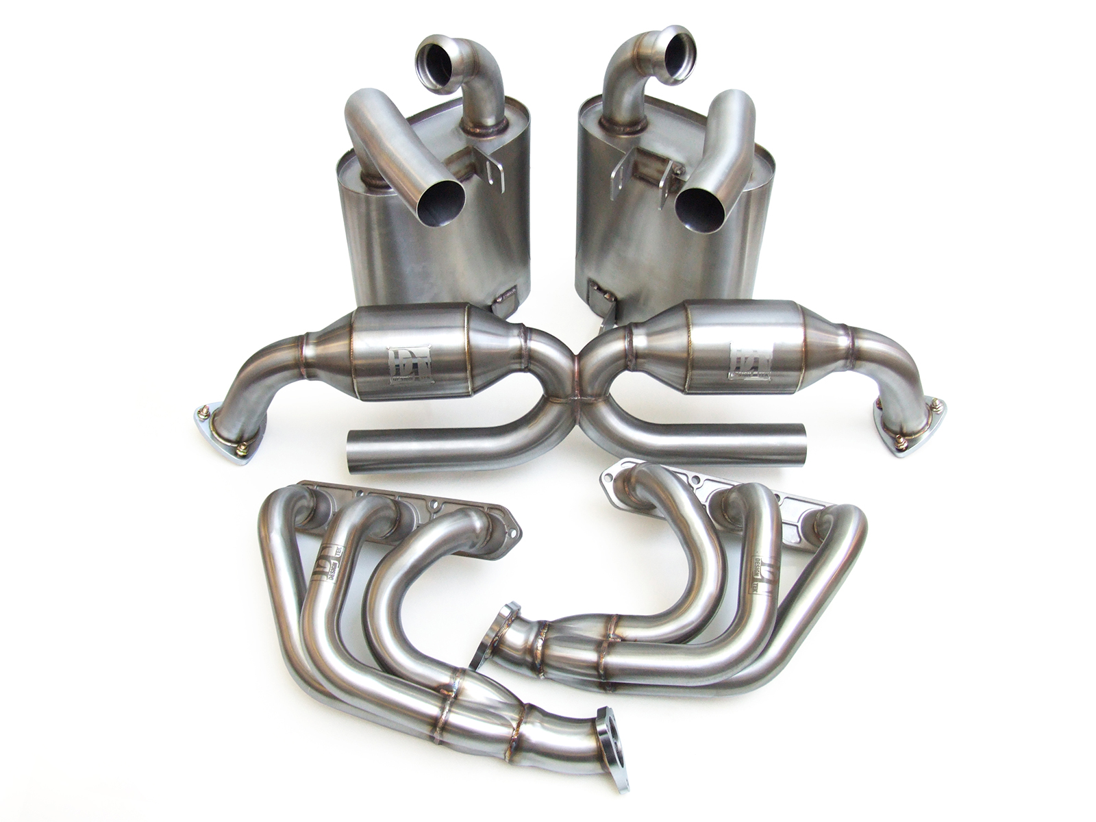 DesignTek Sports Exhaust Package (+27 to 30 bhp) Porsche 997 C2 / C4 ...