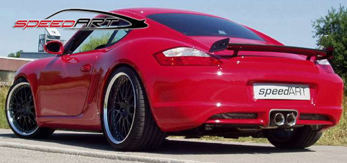Rear Spoiler/Aerofoil in Carbon SpeedART CS. Porsche 987C Cayman ...