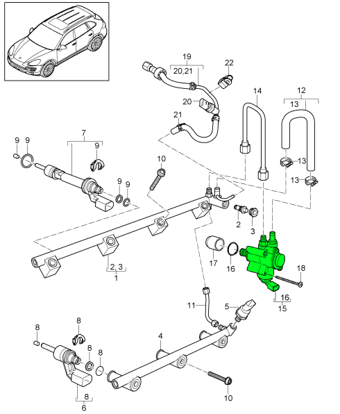 Buy Porsche Cayenne 92A (958) 2010-2017 Cayenne V6 3.6L Petrol 300Hp ...
