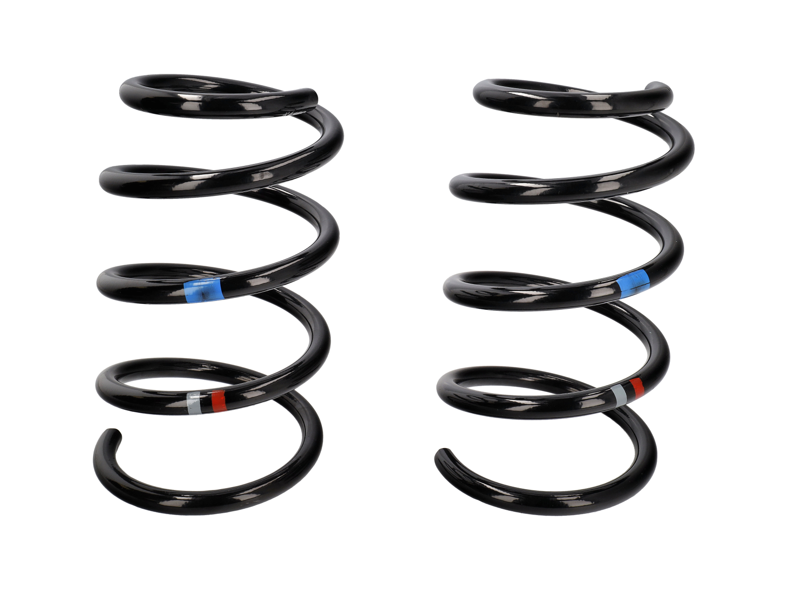Rear Coil Springs (Pair) - Squirrel Grey/Fire Red Markings - for ...