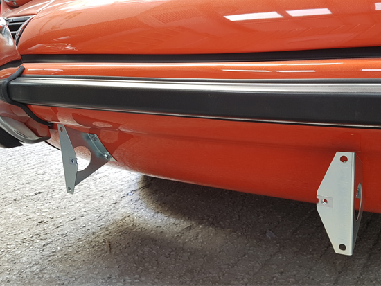 Porsche front bumper number plate holders | Design 911