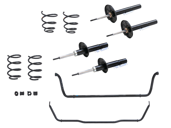 Sport Suspension Shock absorbers, Anti roll bars & Lowering springs Kit ...