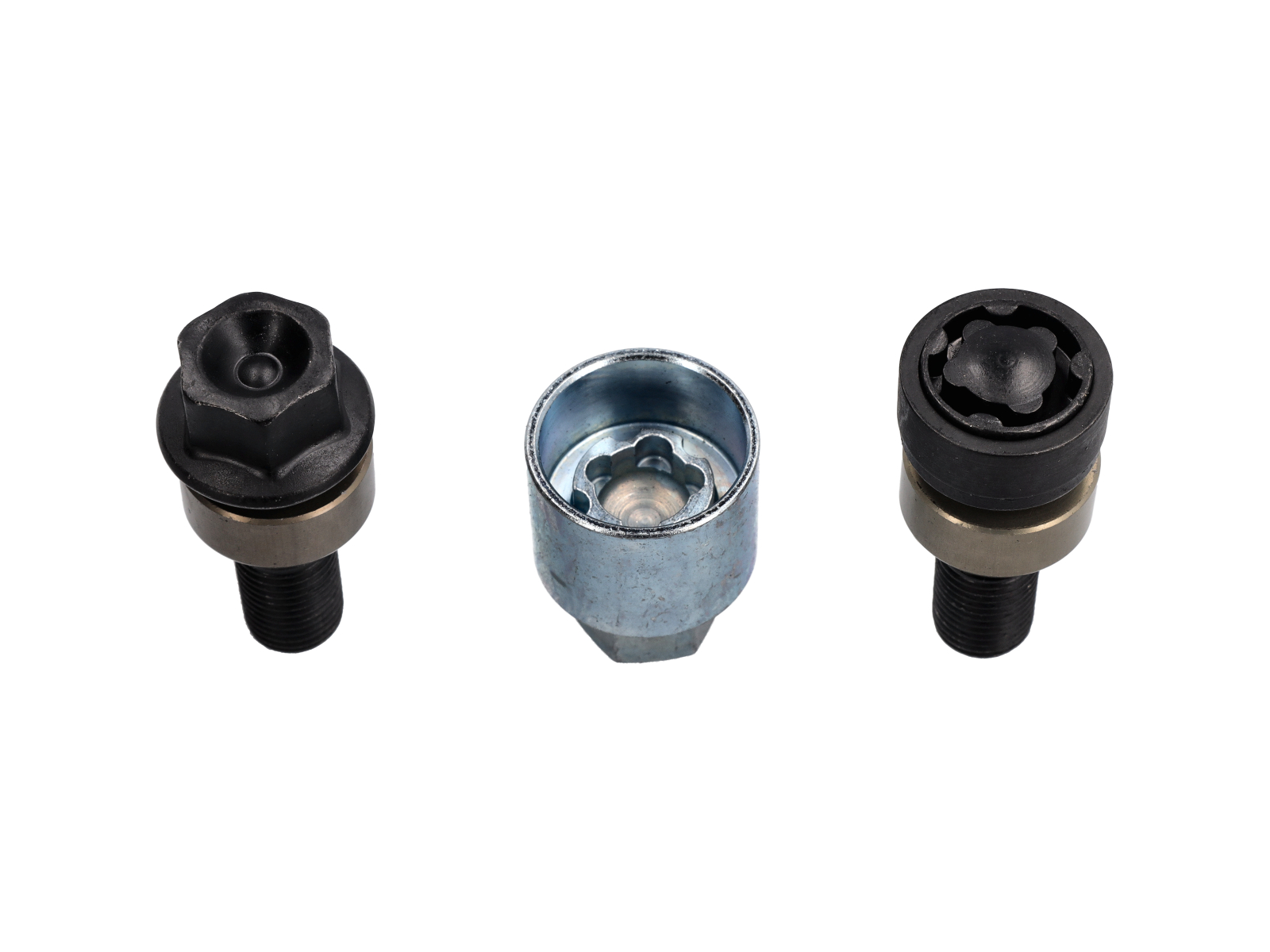 Boulons de roue Porsche et écrous de roue antivol de couleur noire ...