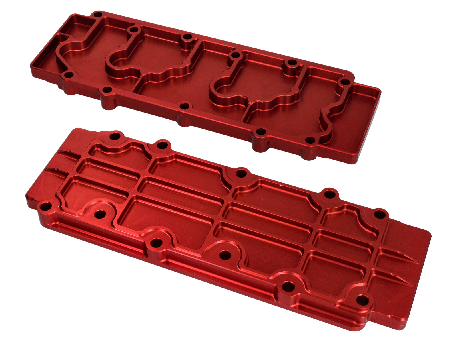 Camshaft Engine Lower Cover Kit - Red in Black Porsche 911 1968-89 ...