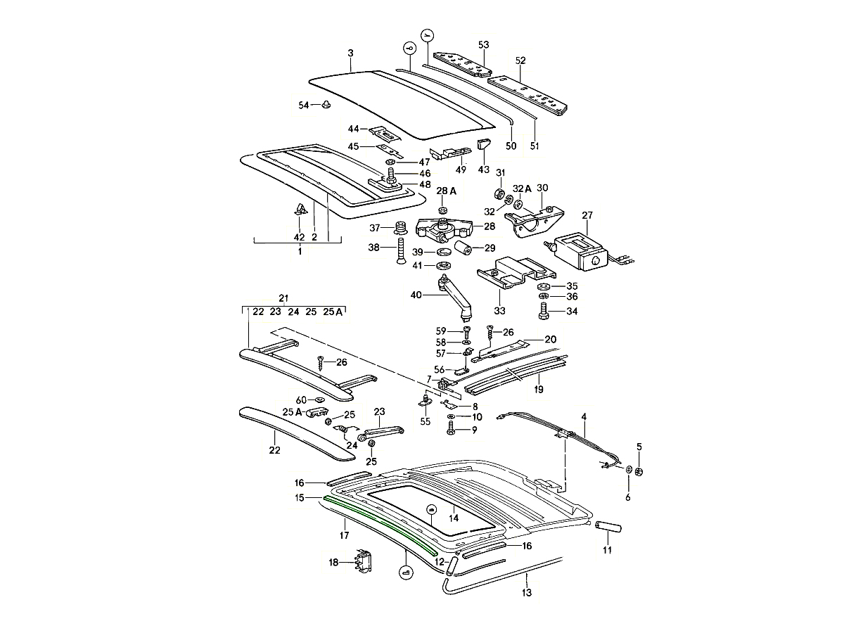 Porsche 911 Sunroof Sealing 91156440900 - 91156440900 | Design 911