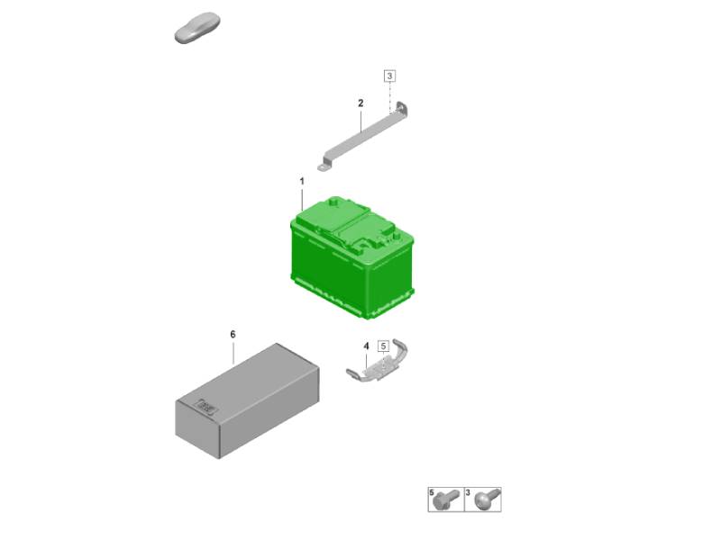 Car Battery 580 A (60 Ah). Porsche 992.1 Carrera / Turbo / S / GT3 / RS ...