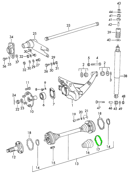 Buy Porsche 911 & 912 (1965-1989) 911 1987-1989 3.2L G50 CV Boots and ...
