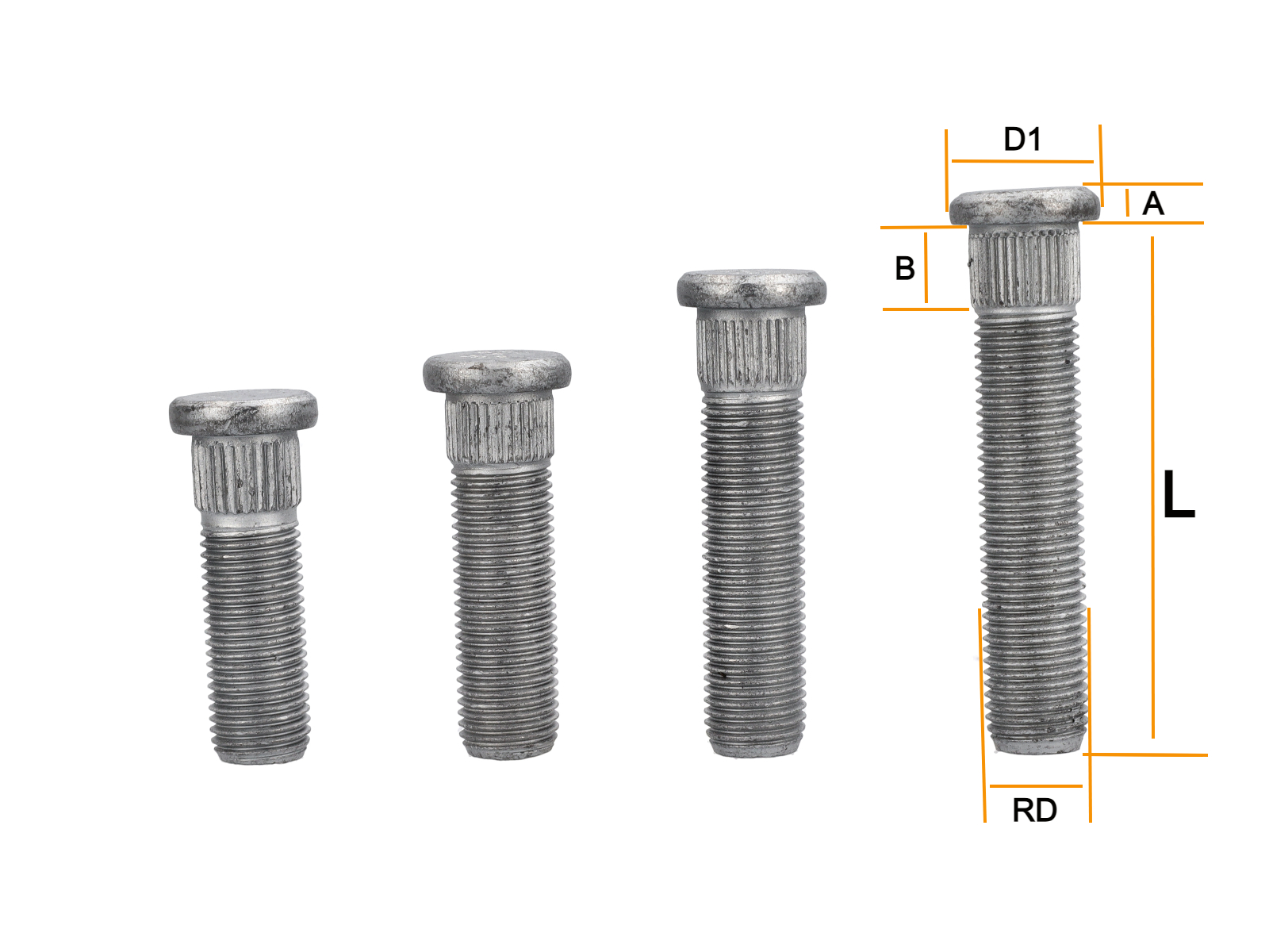 Wheel Hub Studs for Porsche 911/944/928/964/993 - 99334167145 | Design 911