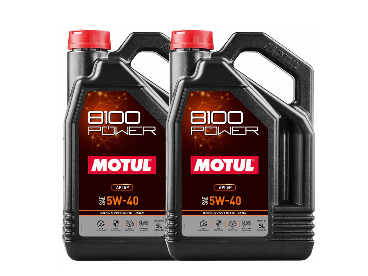 MOTUL 8100 POWER 5W-40 engine oil 10ltr - 111809X10L | Design 911
