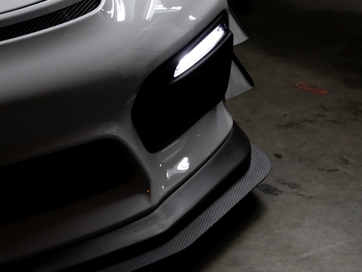 Carbon front splitter kit for Porsche 981 Cayman GT4 - A0153A | Design 911