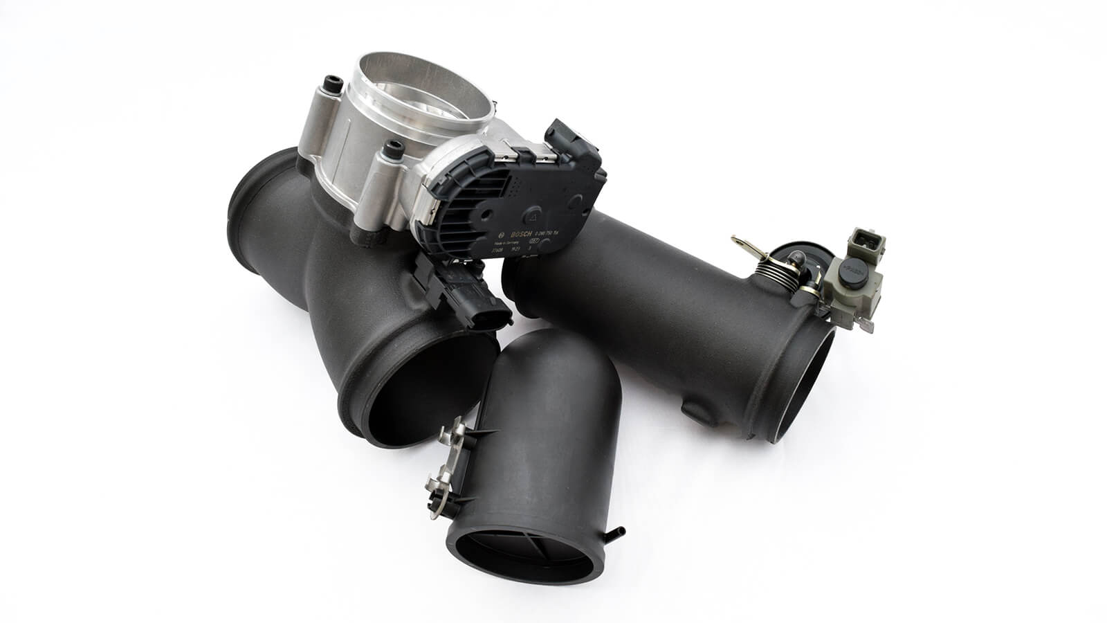 Drive by wire inlet conversion kit with inlet manifold runners billet ...