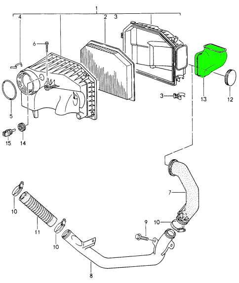 Porsche 993 Turbo Air Intake Trumpet 99311036051 - 99311036051 | Design 911