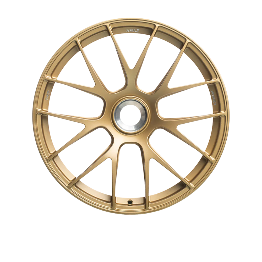 Titan 7 Forged T-S7 7Y Spoke Centrelock Alloy Wheel Set Cyber Gold ...