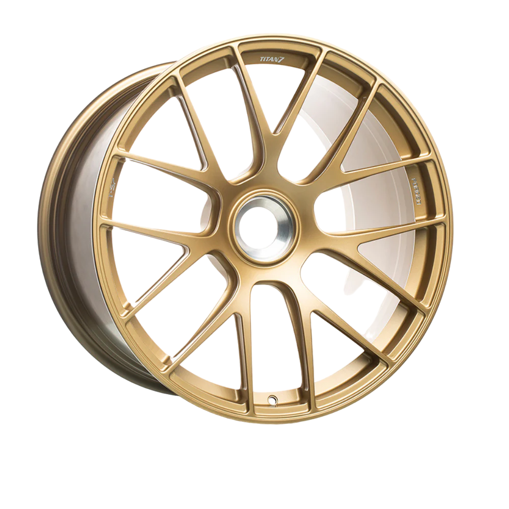 Titan 7 Forged T-S7 7Y Spoke Centrelock Alloy Wheel Set Cyber Gold ...