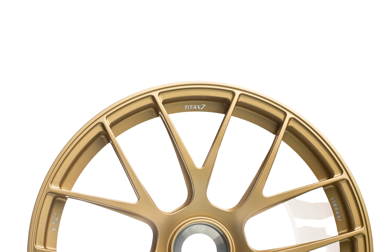 Titan 7 Forged T-S7 7Y Spoke Centrelock Alloy Wheel Set Cyber Gold ...