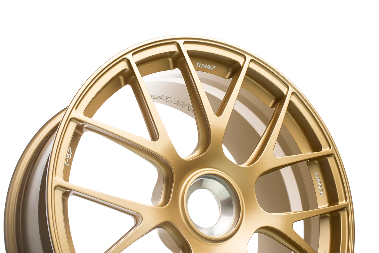 Titan 7 Forged T-S7 7Y Spoke Centrelock Alloy Wheel Set Cyber Gold ...