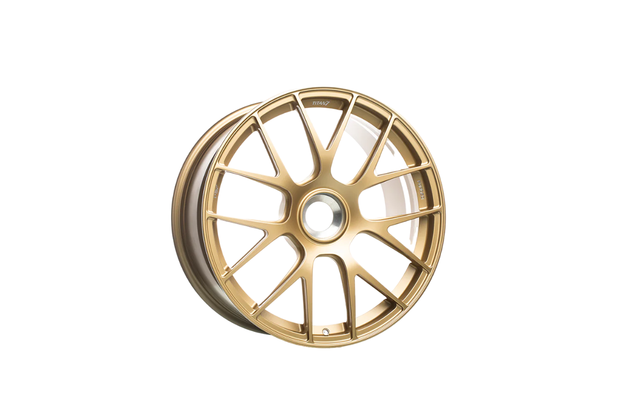 Titan 7 Forged T-S7 7Y Spoke Centrelock Alloy Wheel Set Cyber Gold ...