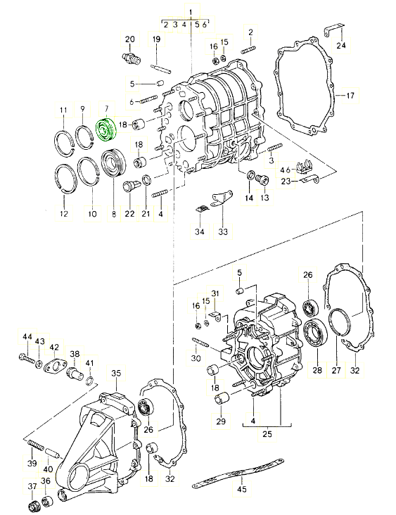 Porsche Gearbox Bearings, Retaining Plates & Bushes | Precision Rebuild ...