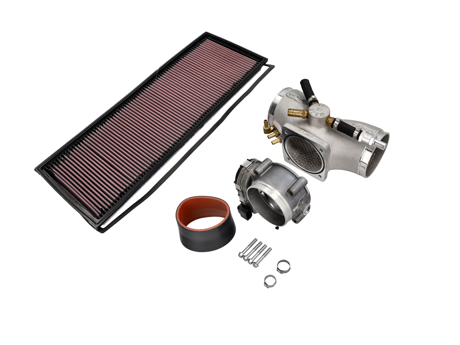 Intake Plenum Competition + Throttle Body + Filter Kit Porsche 996 ...