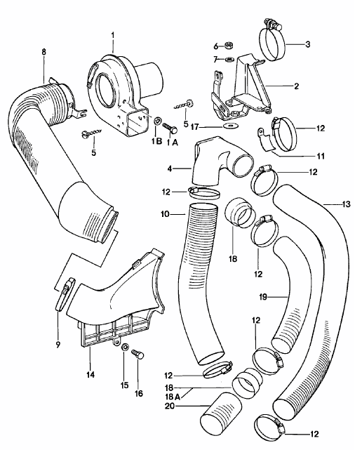 Porsche 970 Panamera Heater hose 97057258500 - 97057258500 | Design 911