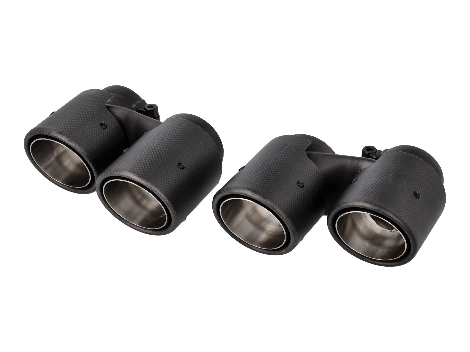 Exhaust Tail Pipes in Carbon Fibre Effect DesignTek for Porsche 991 S 3 ...