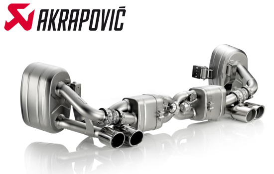 Akrapovic Titanium Exhaust System for Porsche 991 - S-PO991SO-HT ...