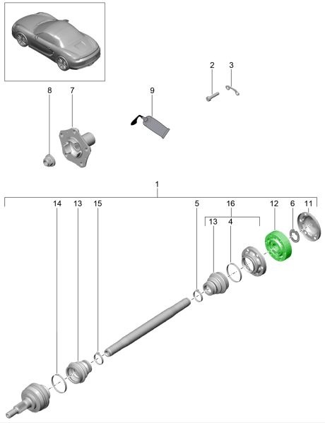 Porsche CV Joint Kits | Complete Driveshaft Rebuild Kits for Smooth ...
