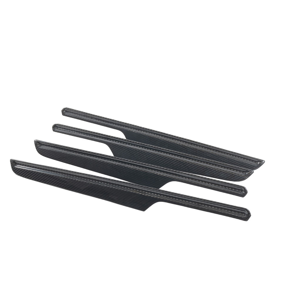 Rennline door top trim kit carbon fibre. Porsche 95B.1 Macan 2014 to ...