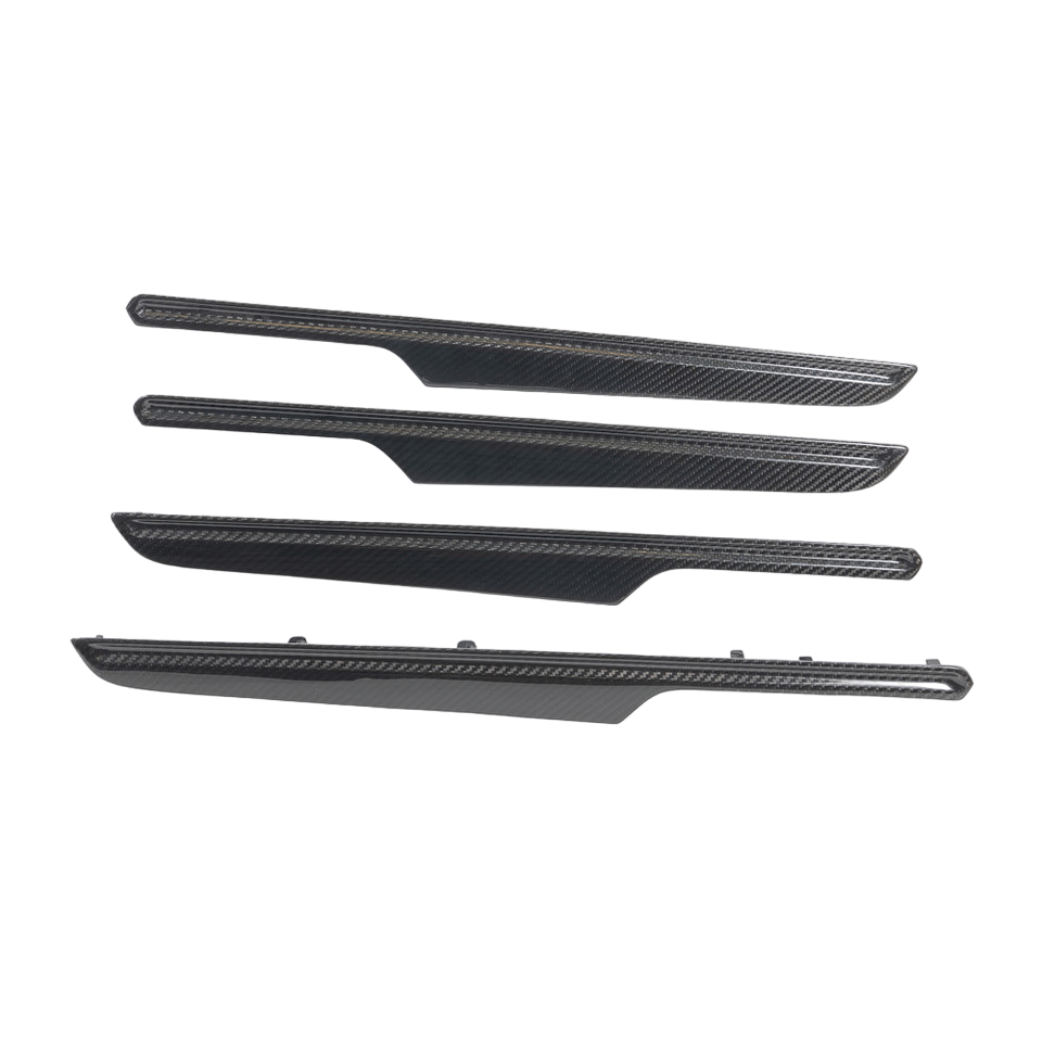 Rennline door top trim kit carbon fibre. Porsche 95B.1 Macan 2014 to ...