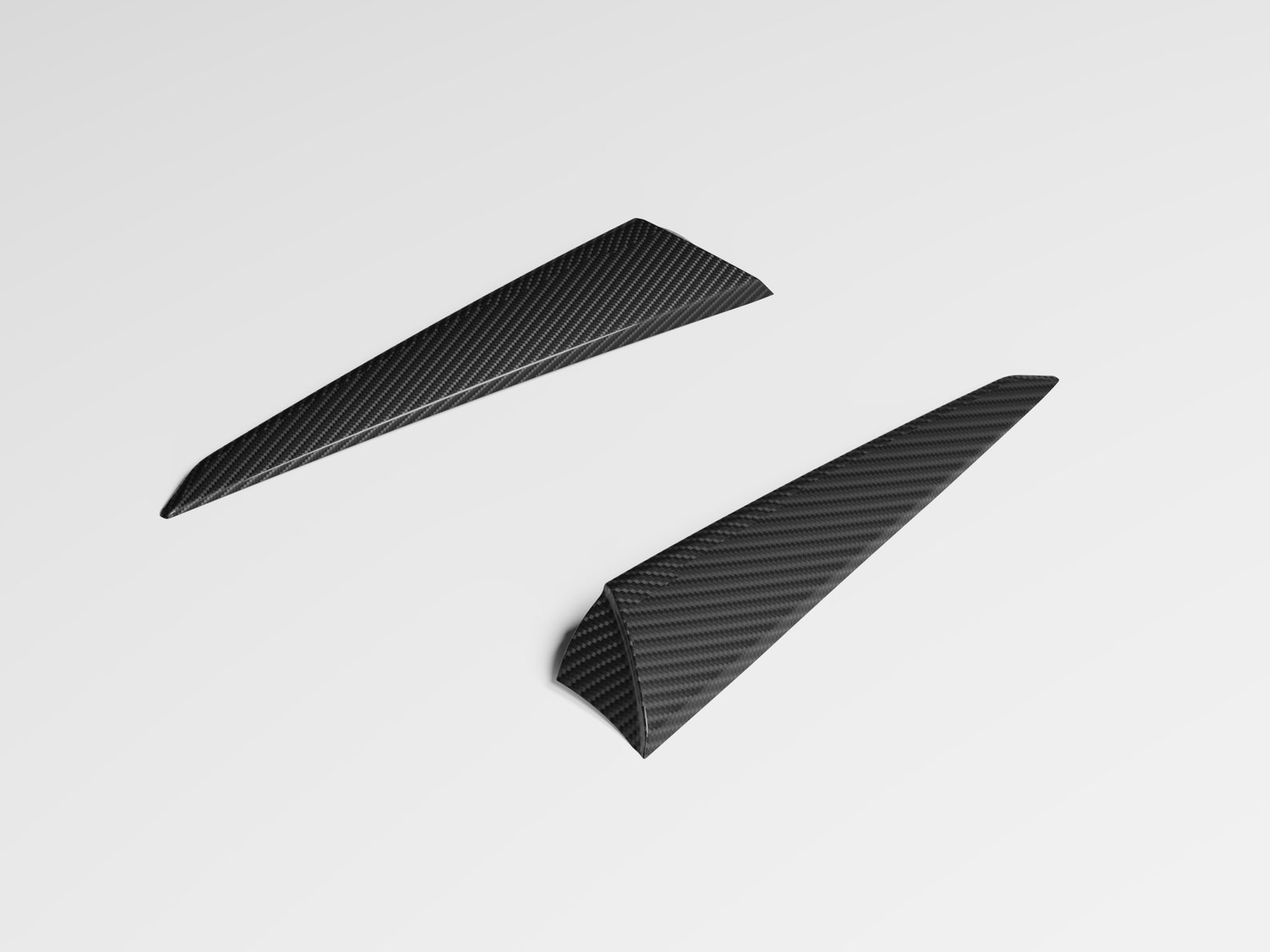 TechArt Carbon Aero Curtains Rear Hatch. Porsche 9YA (E3) Cayenne Coupe ...