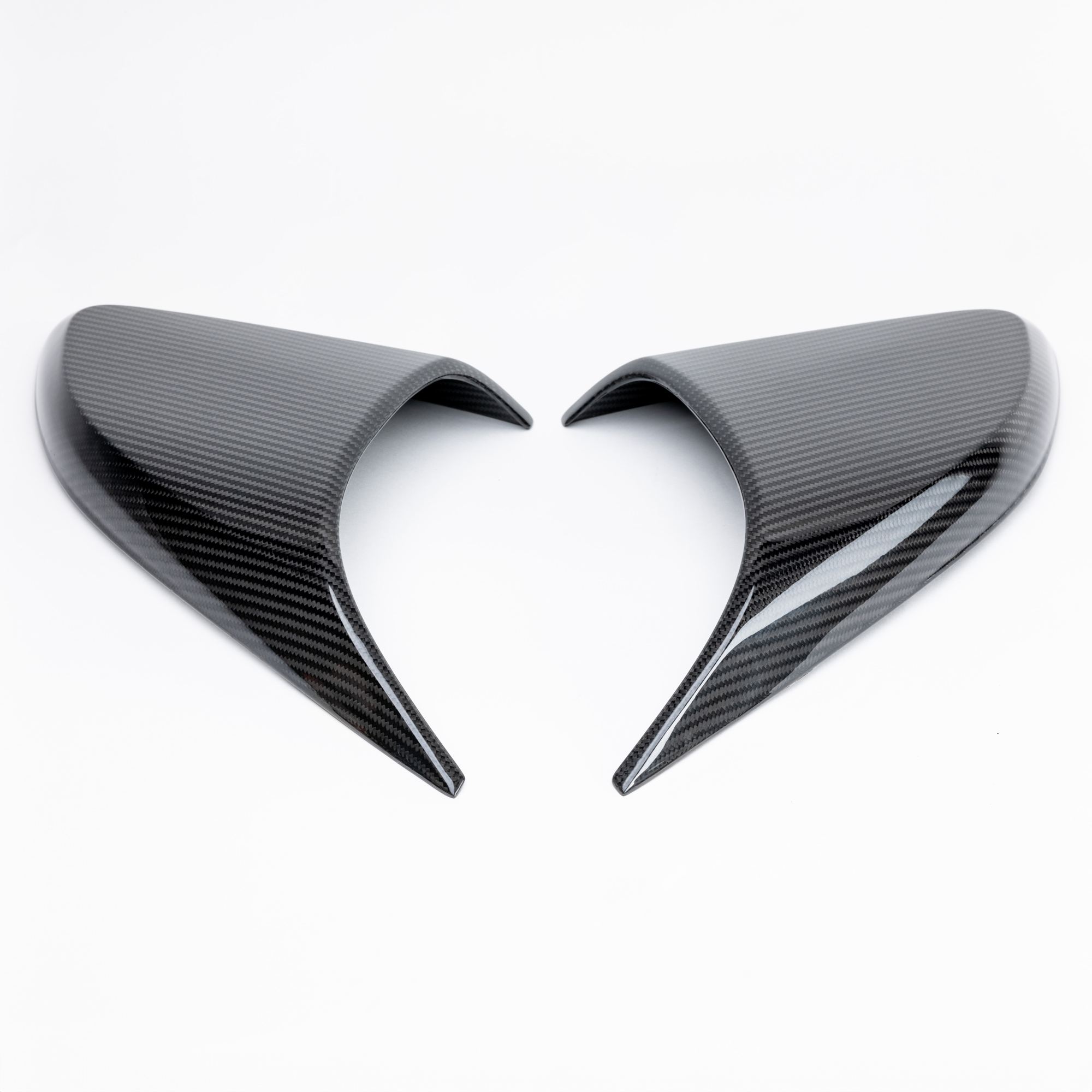 Rear quarter window intake scoop set GT4 RS style, Carbon Fibre ...