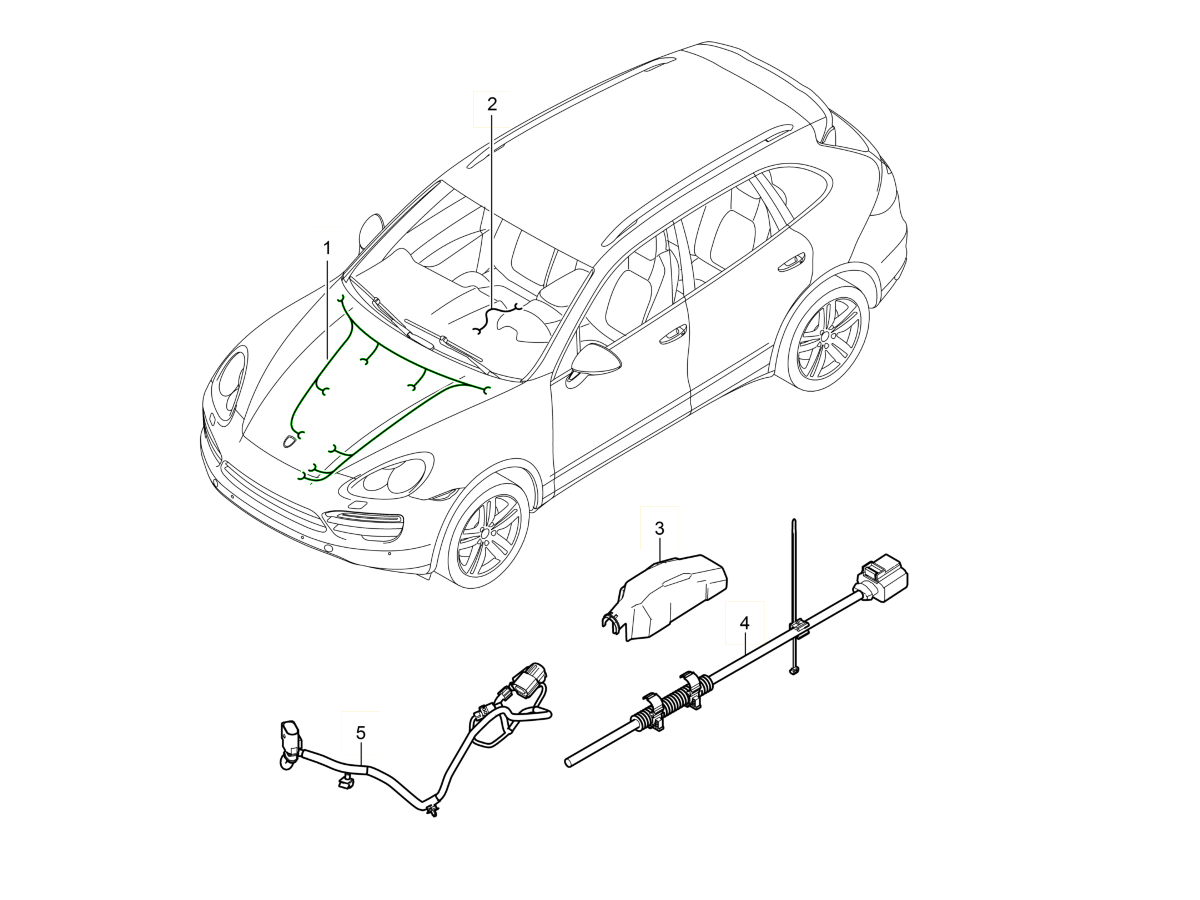 Porsche Wiring Harnesses & Cables | Reliable Electrical Parts ...