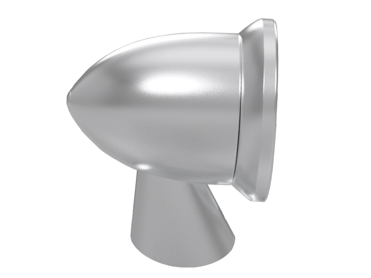 Aluminium bullet mirror, in Satin Silver. Porsche 911 1965-1973 ...