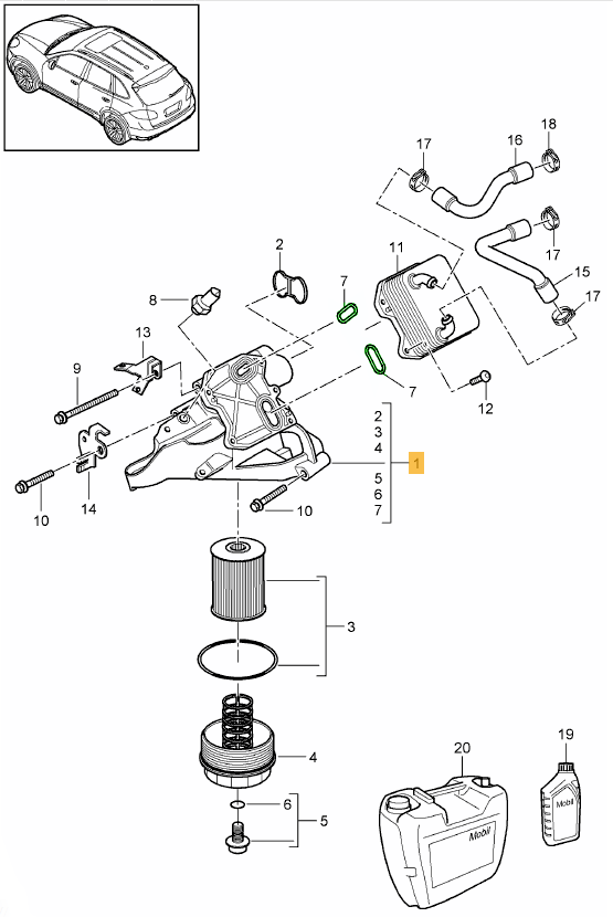 Buy Porsche Cayenne 92A (958) 2010-2017 Cayenne V6 3.6L Petrol 300Hp ...